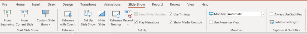 Live Captions & Subtitles in PowerPoint | CAES Office of Information ...