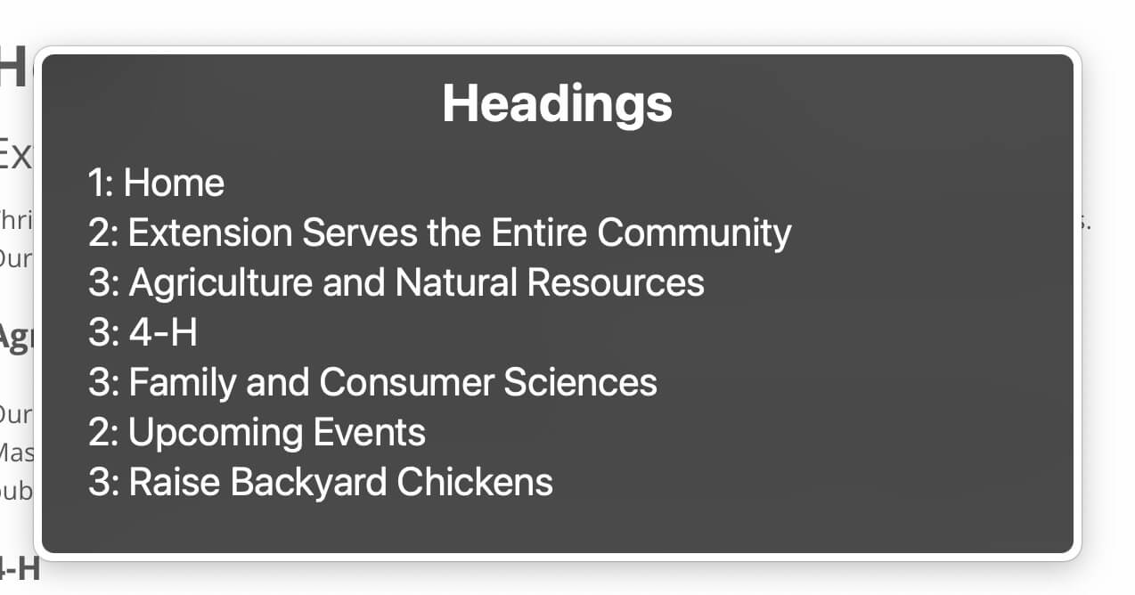 Headings | CAES Office of Information Technology