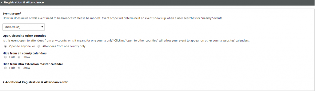 How to List Your Events on the Extension Calendar | CAES Office of ...