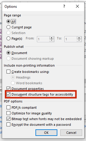 PDF Accessibility Part 2: Source Documents | CAES Office of Information ...